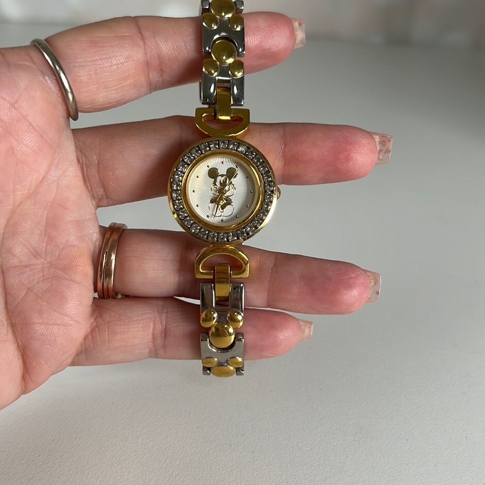Disney Time Works 2 Tone Mickey Mouse Watch - Gem